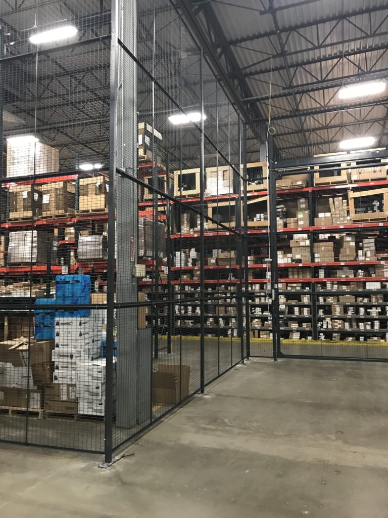 Security Cages for Warehouse Inventory - Western Storage and Handling