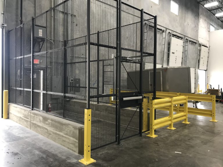 Receiving Dock Security Cage - Western Storage and Handling