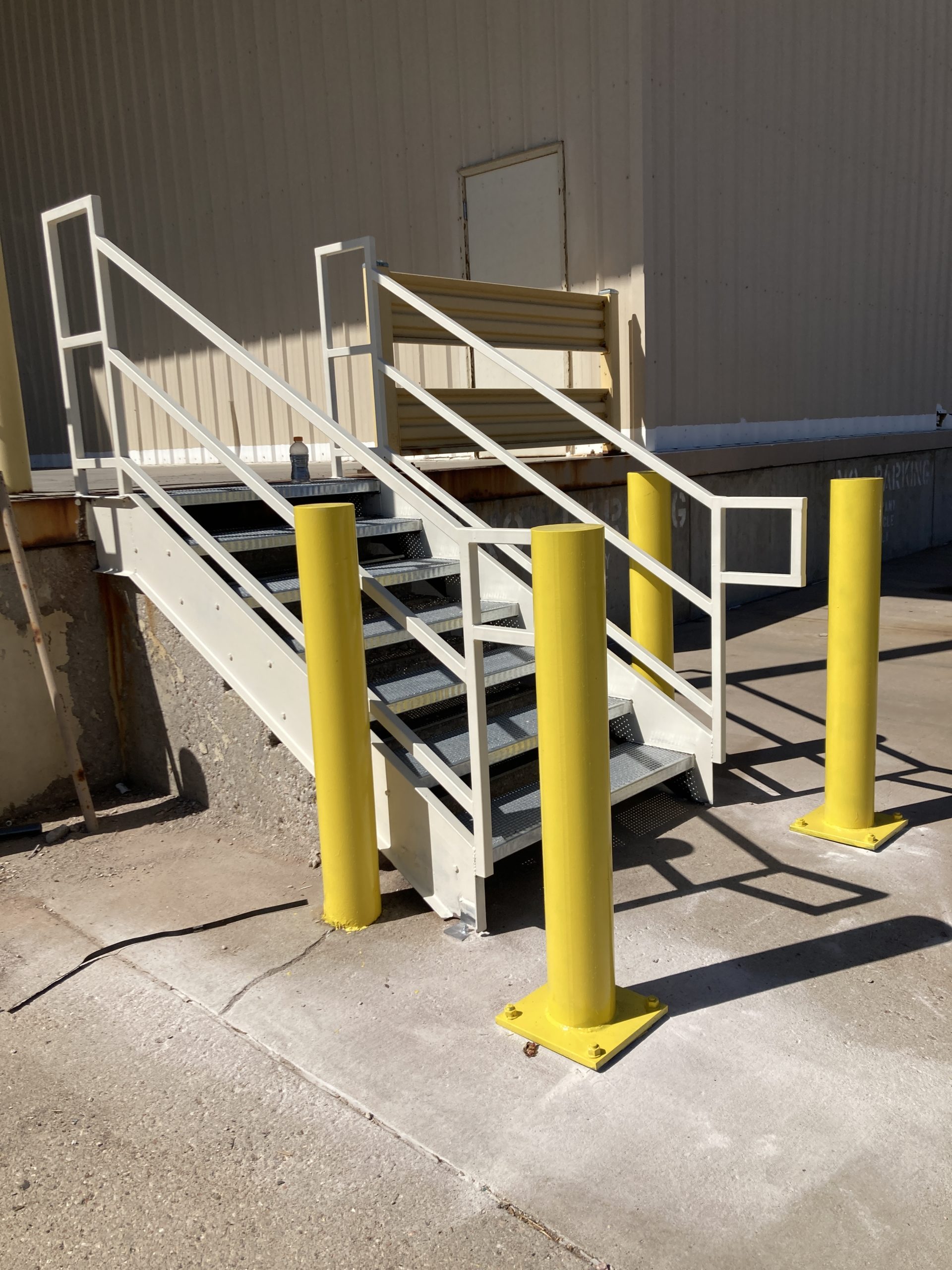 Receiving Dock Stairs, Handrails & Guardrails