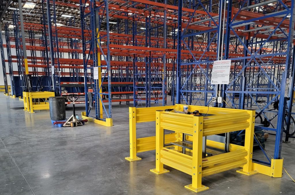 Pallet Rack Guard Rails - Western Storage and Handling