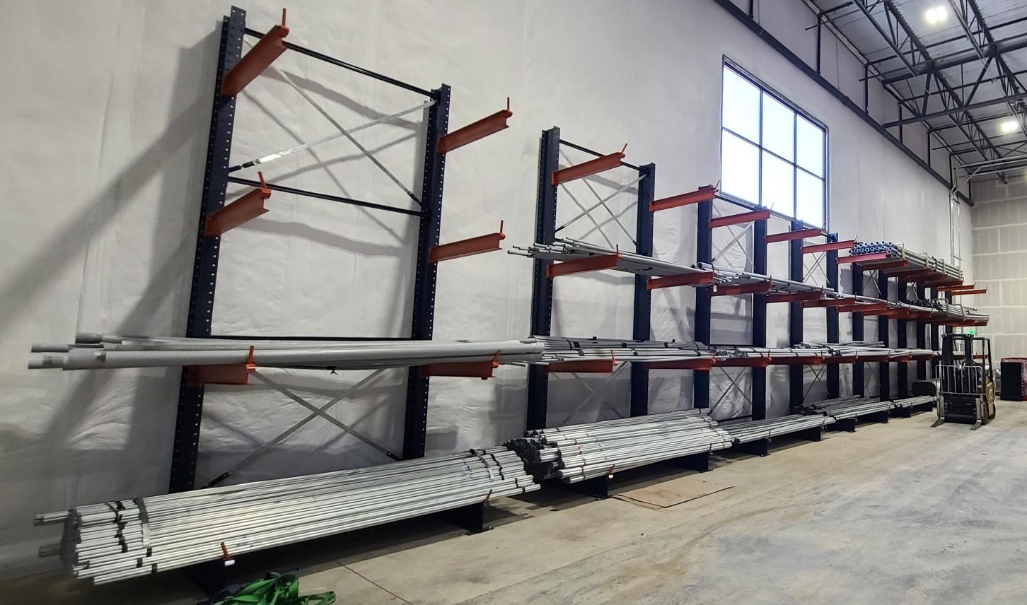 Cantilever Racks for Odd Shaped Inventory - Western Storage and Handling