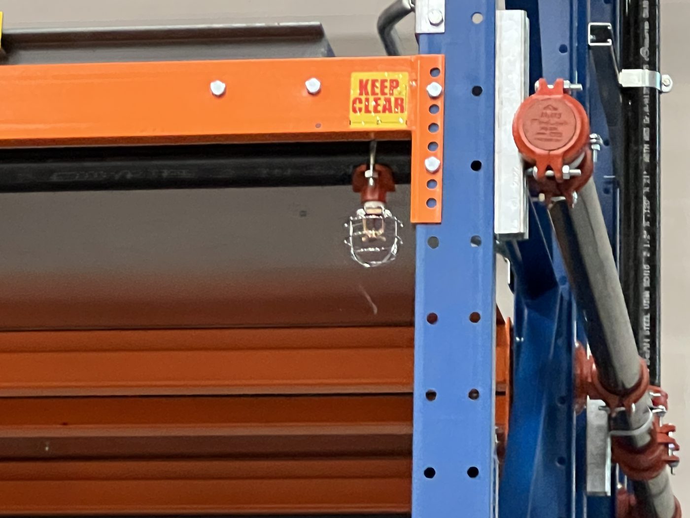 Fire Sprinkler System in 3-Deep Pallet Rack - Western Storage and Handling