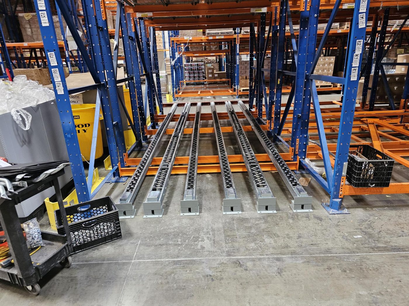 FIFO Gravity Flow Pallet Racks - Western Storage and Handling