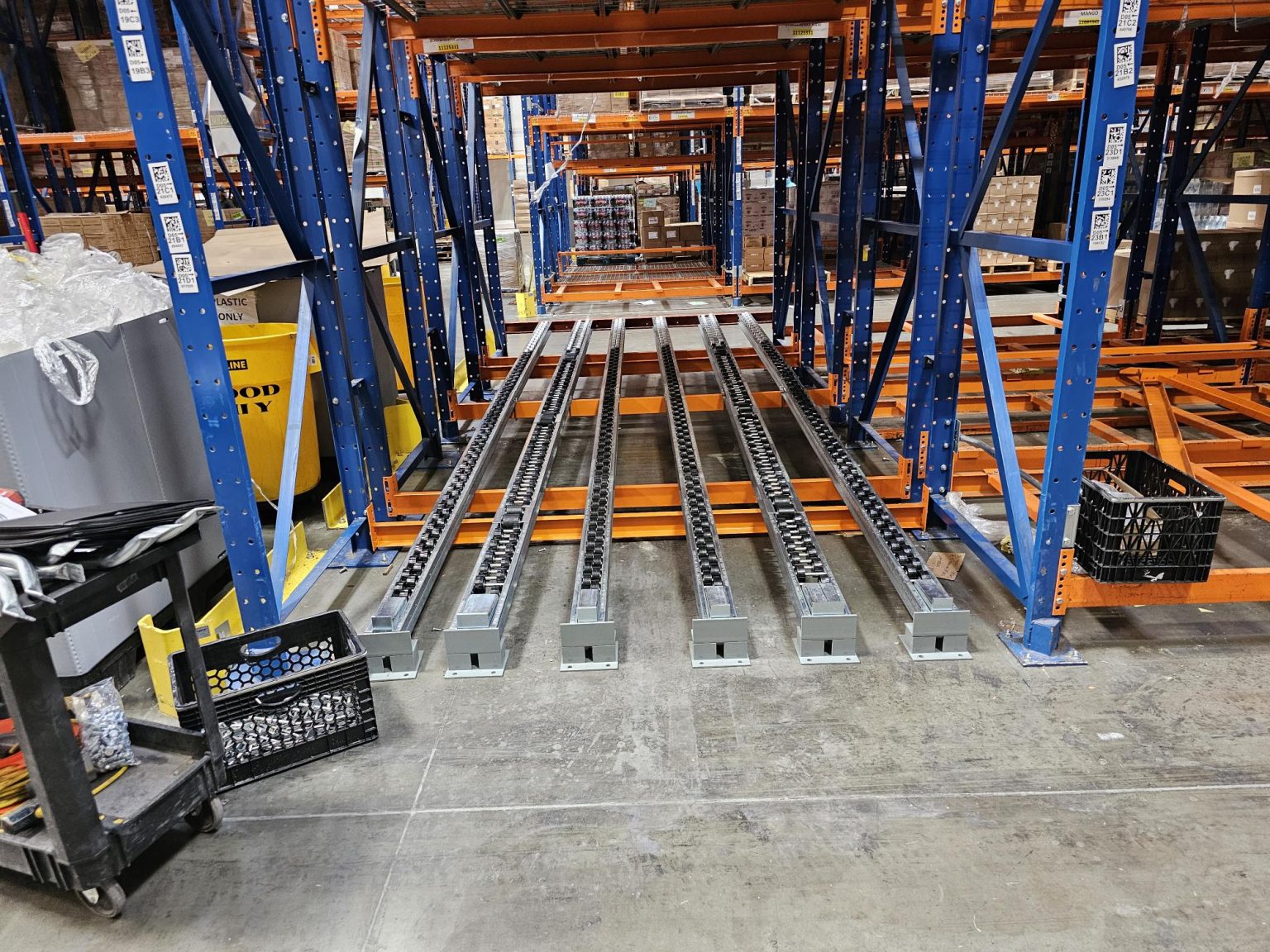 FIFO Gravity Flow Pallet Racks - Western Storage and Handling