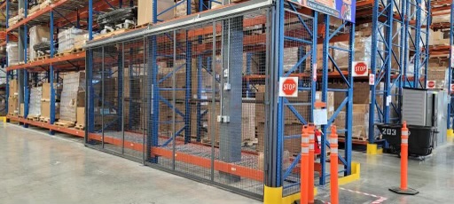 Pallet Rack Security Cages for High Dollar SKUs