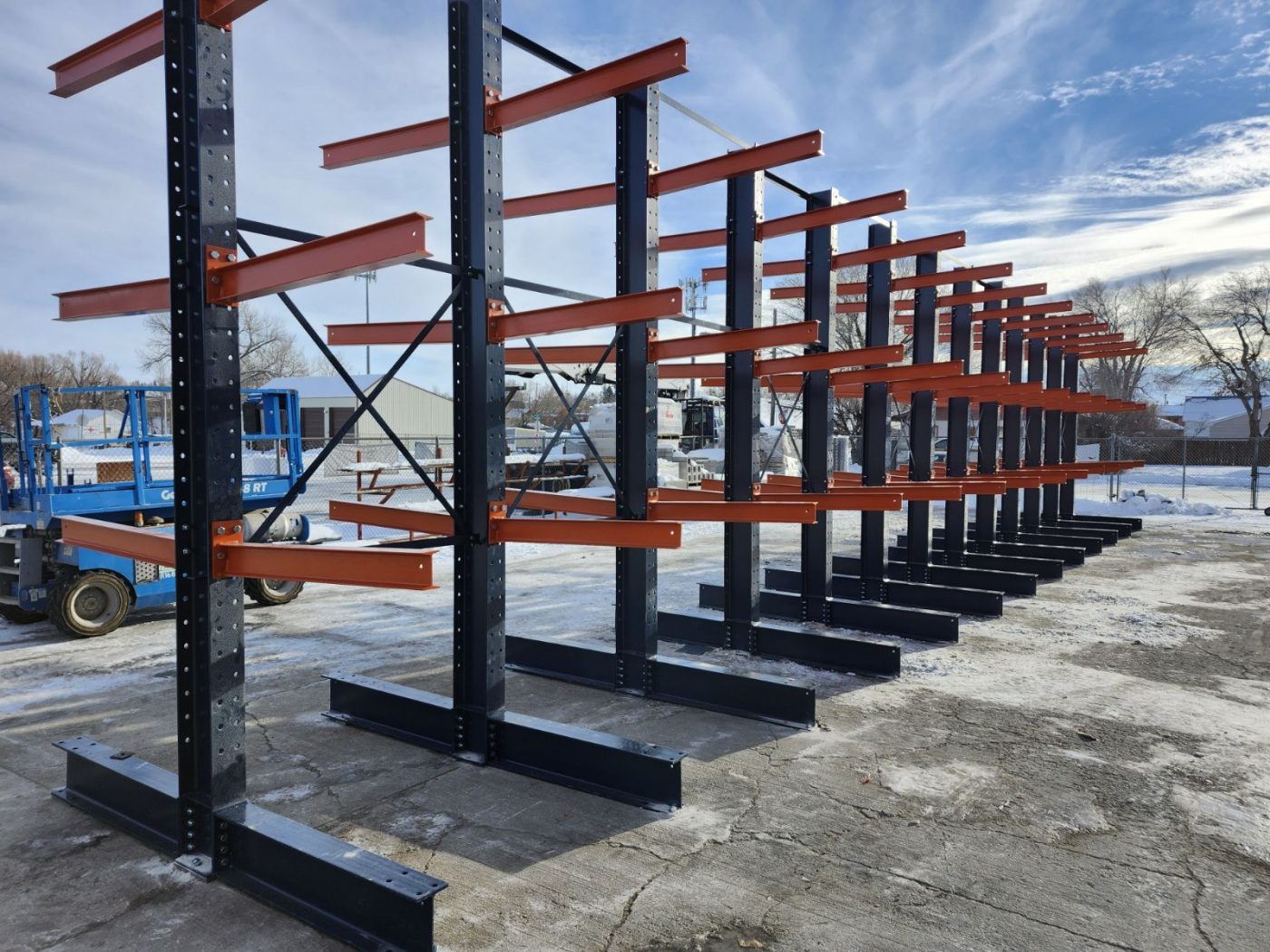 Cantilever Racks for Lumber Yard - Western Storage and Handling